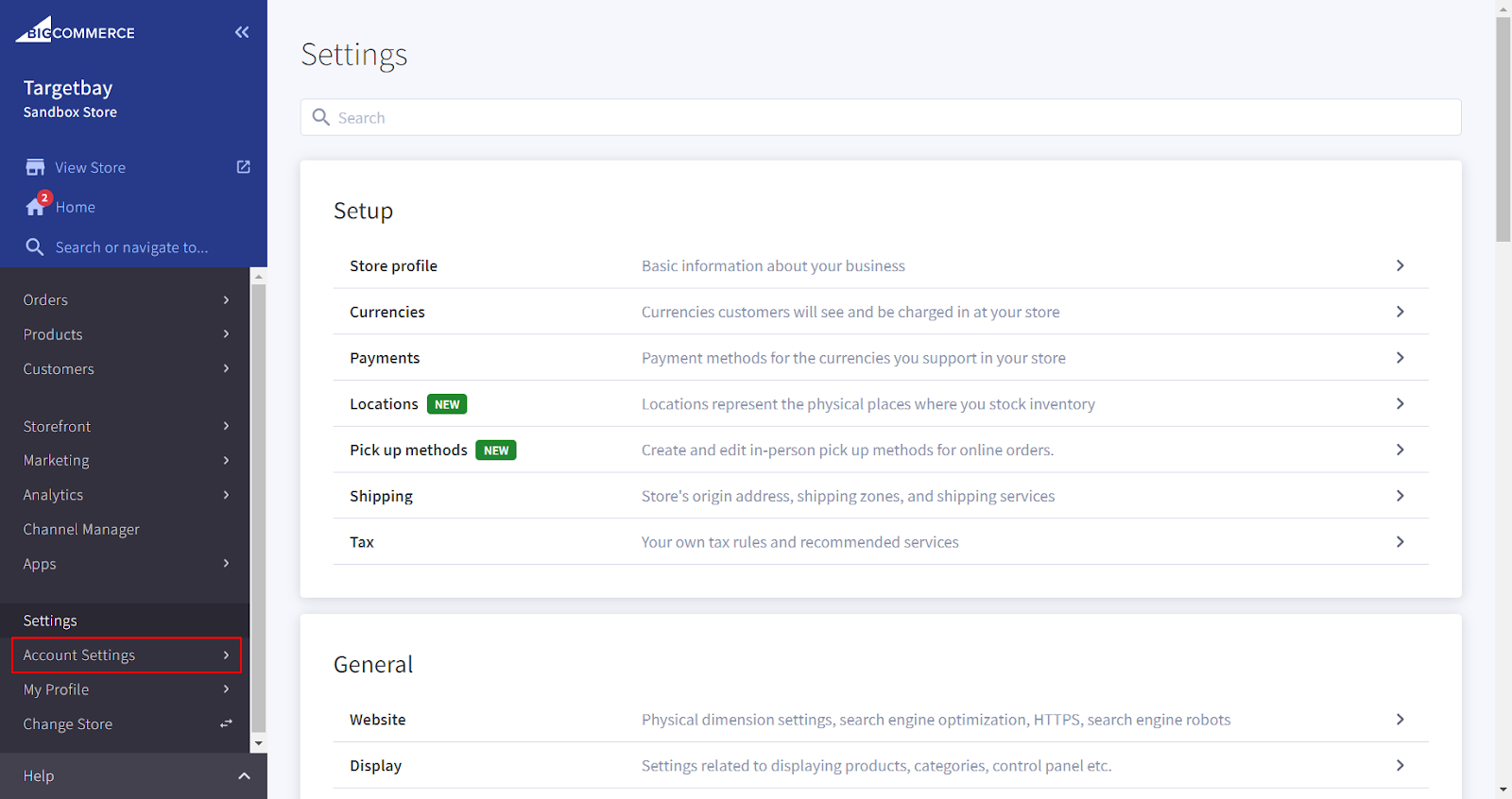 Steps to Provide Access to a BigCommerce Store